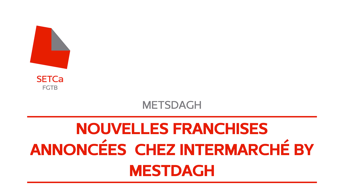 METSDAGH | SETCa Mons-Borinage