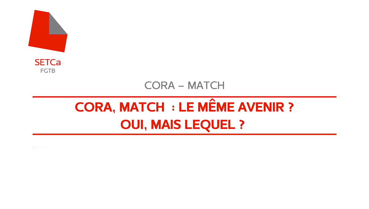 CORA – MATCH | SETCa Mons-Borinage