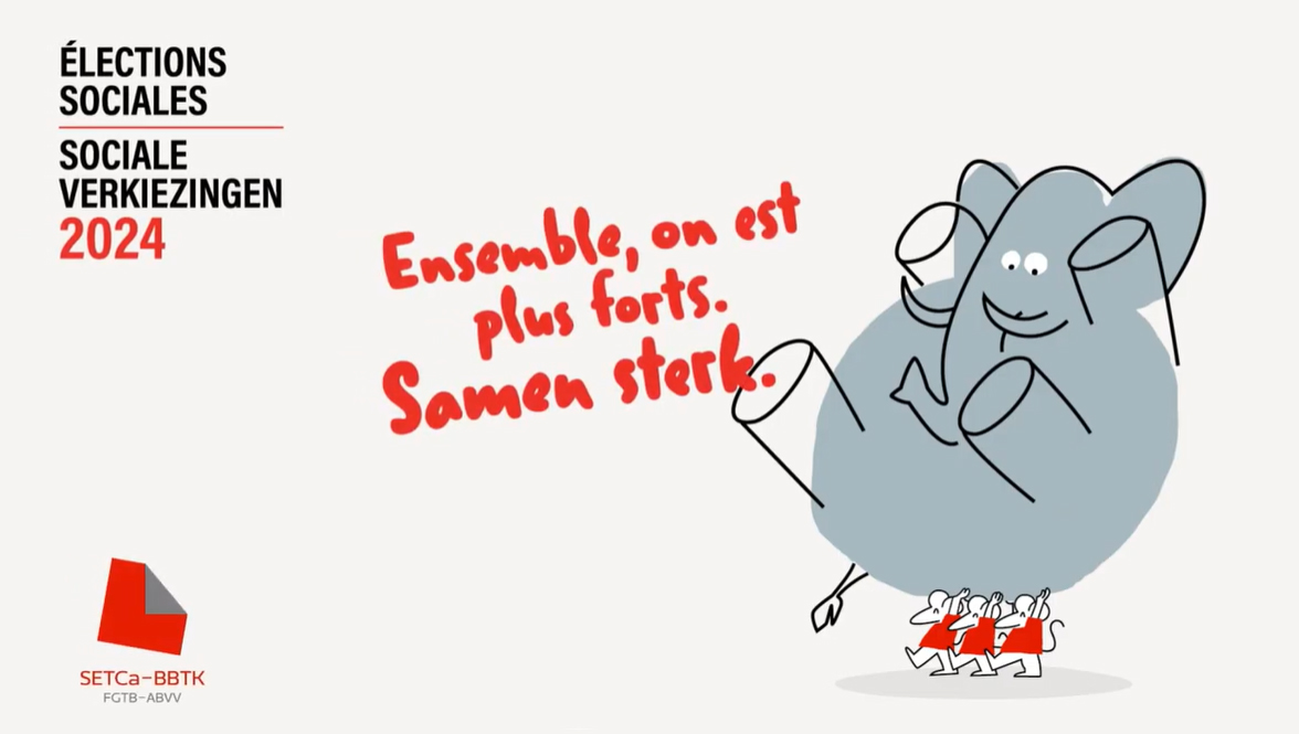 Elections sociales 2024 – X+70 | SETCa Mons-Borinage