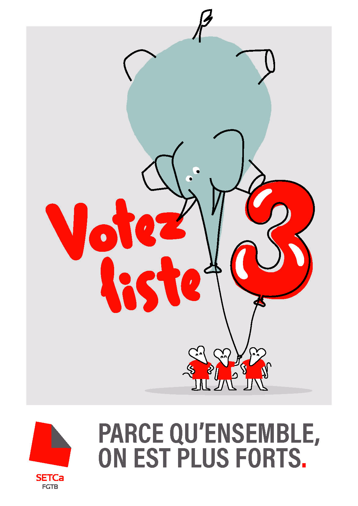Votez 3 SETCa-FGTB ! | SETCa Mons-Borinage